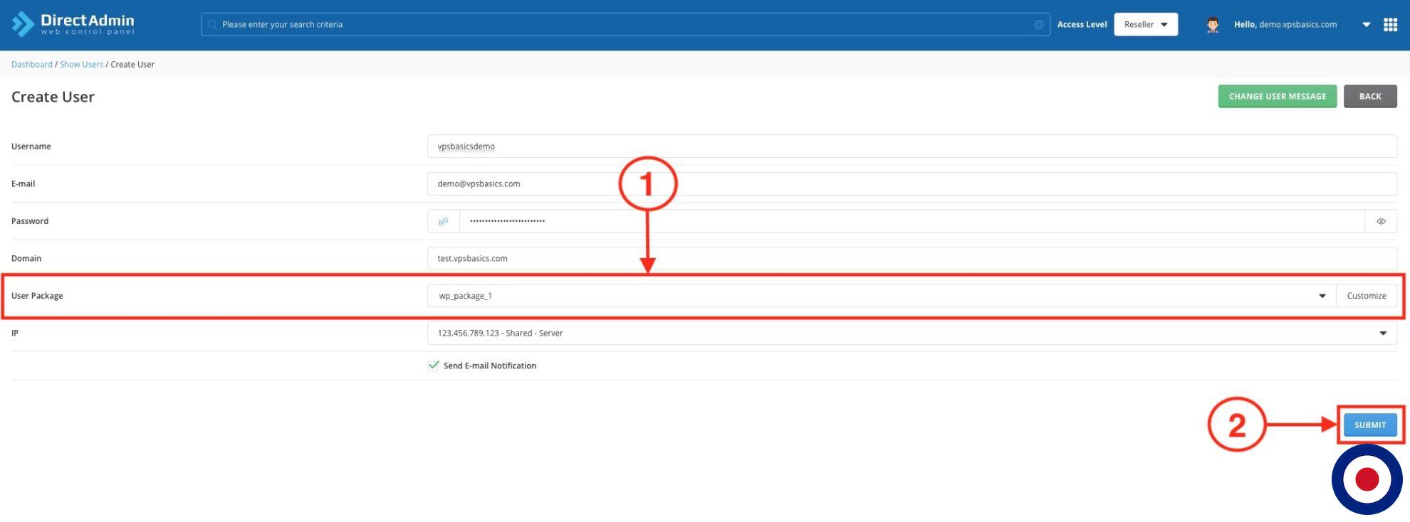 How to Automatically Install WordPress with DirectAdmin | VPSBasics